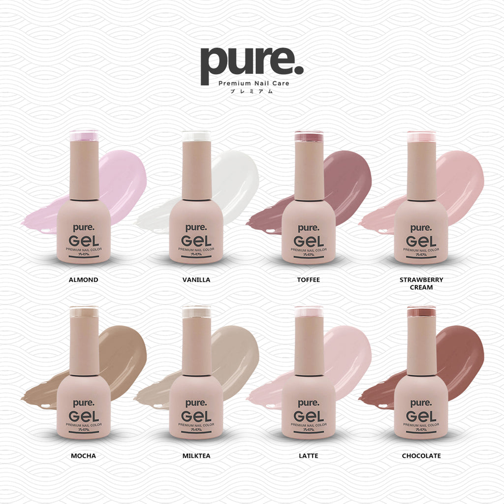 Pure. Gel Premium Nail Color Latte Love Collection Bundle – Shoppurebeauty