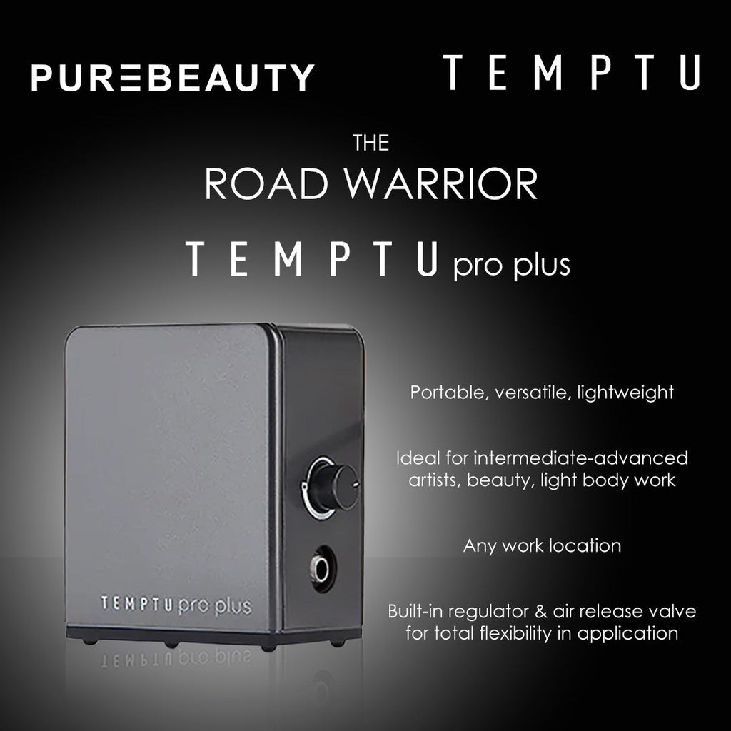 Temptu Pro Plus Essential Airbrush Kit - Airbrush Compressor ...