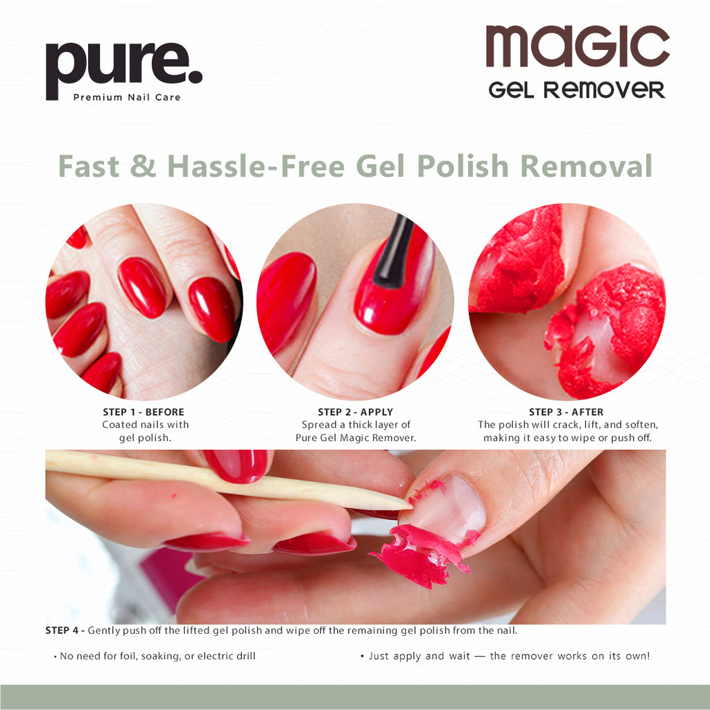 Pure. Gel Premium Magic Gel Remover 15 ml – Shoppurebeauty